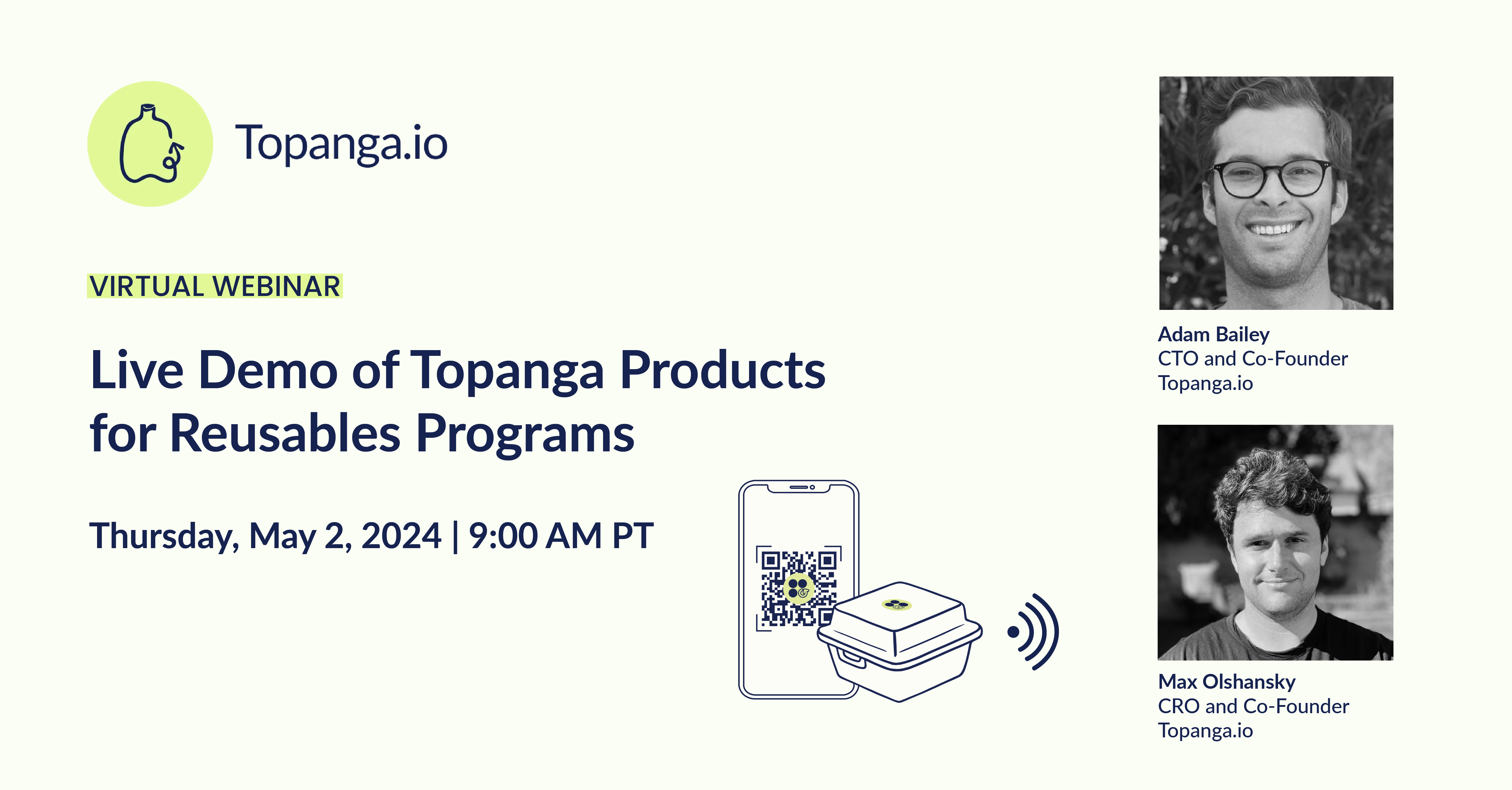 Live Demo of Topanga Products for Reusables Programs